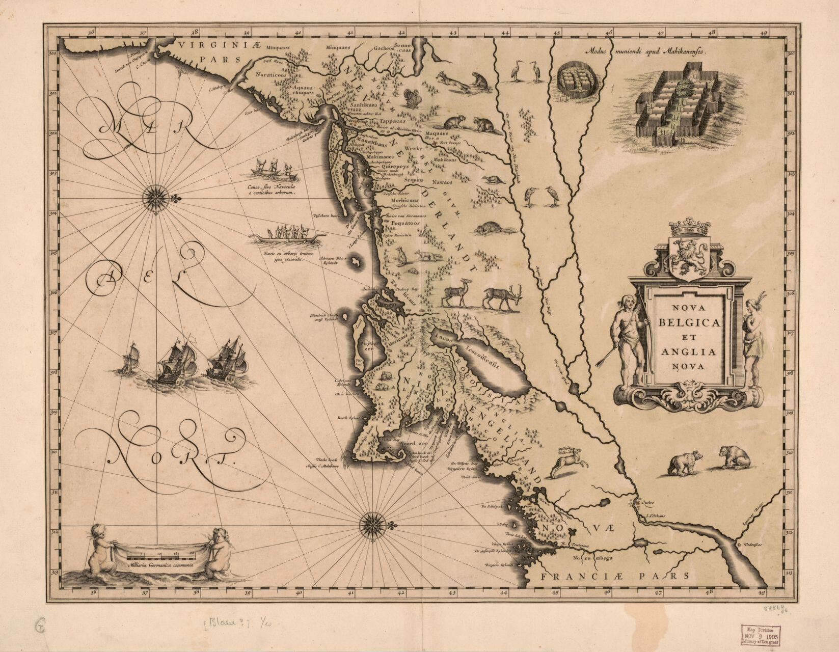 Early Dutch Map of Connecticut – Venture Smith’s Colonial CT