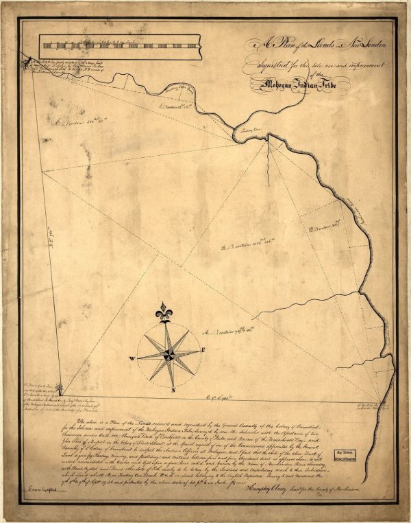 Map of Mohegan Land 1736 – Venture Smith’s Colonial CT